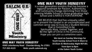 About Us - ONE WAY YOUTH MINISTRY